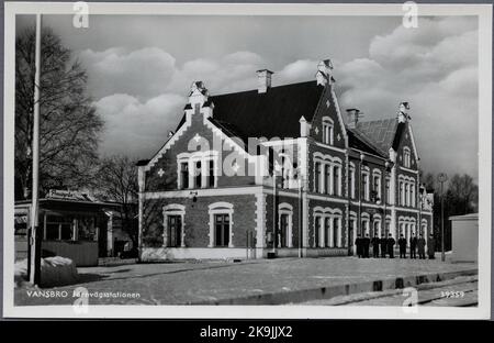 Vansbro Railway Station Stock Photo - Alamy