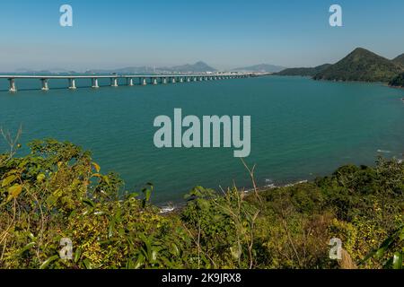 The Hong Kong Link Road section of the Hong Kong-Zhuhai-Macao Bridge ...