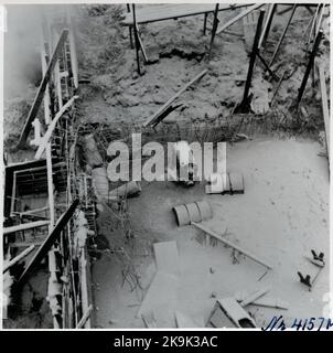 The operating workshop in Boden after the fire Stock Photo - Alamy