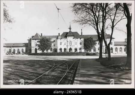 Uppsala Central Station seen from the street side Stock Photo - Alamy