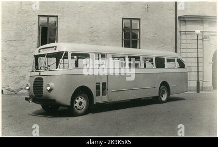 Bus built by AB Svenska Railway workshops, ASJ Stock Photo - Alamy