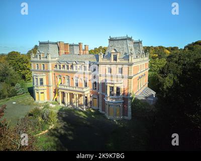 At Corby, England, East Carlton hall, a mansion dating from the late ...