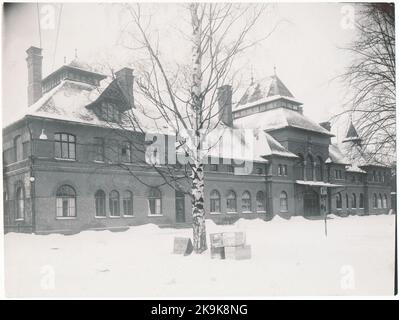 Krylbo railway station. From station plan Stock Photo - Alamy