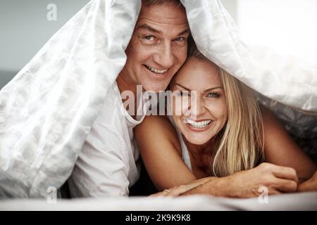 As happy as can be. Cropped portrait of an affectionate senior couple ...