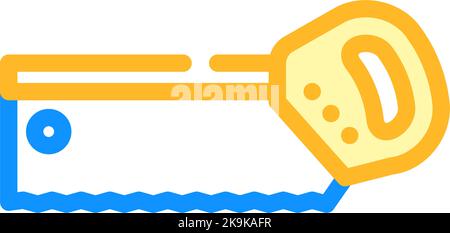 back hand saw icon color illustration Stock Vector Image & Art - Alamy
