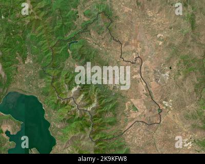 Bitola, municipality of Macedonia. High resolution satellite map ...