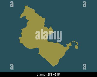 Brvenica, municipality of Macedonia. Solid color shape. Locations and ...