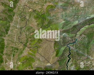 Brvenica, municipality of Macedonia. Low resolution satellite map ...