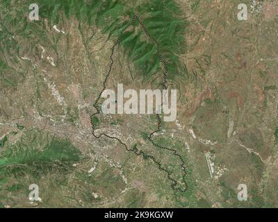 Gazi Baba, municipality of Macedonia. High resolution satellite map ...