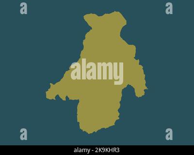 Kocani, municipality of Macedonia. Solid color shape. Locations and ...