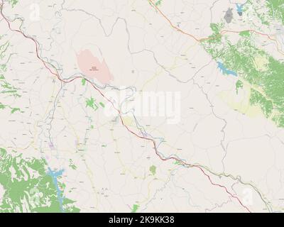 Negotino, municipality of Macedonia. Open Street Map. Locations of ...