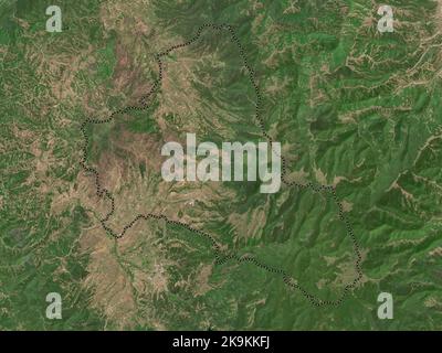 Pehcevo, municipality of Macedonia. High resolution satellite map ...