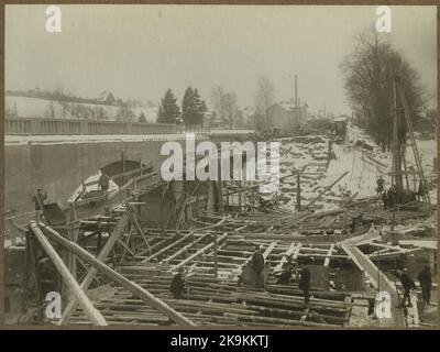 Bridge over Säveån at Lerum Stock Photo - Alamy