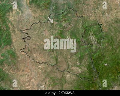 Prilep, municipality of Macedonia. High resolution satellite map ...