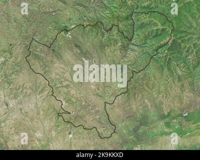 Probistip, municipality of Macedonia. High resolution satellite map ...