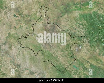 Stip, municipality of Macedonia. High resolution satellite map ...