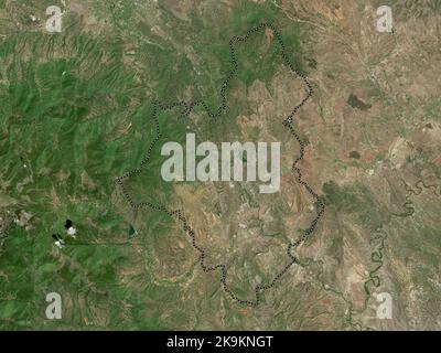 Veles, municipality of Macedonia. High resolution satellite map ...