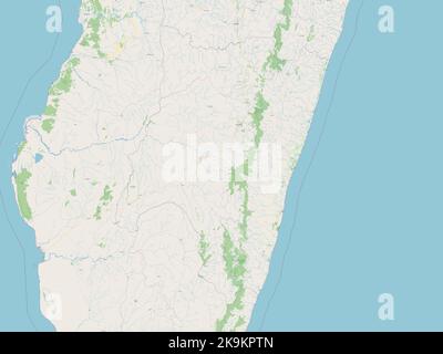 Fianarantsoa, autonomous province of Madagascar. Open Street Map ...