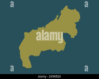 Mahajanga, autonomous province of Madagascar. Solid color shape ...