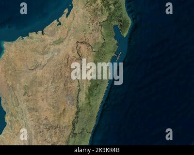 Toamasina, autonomous province of Madagascar. High resolution satellite ...