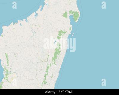 Toamasina, autonomous province of Madagascar. Open Street Map ...