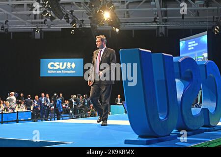 CSU Logo, Podium. CSU Party Congress 2025 on December 12 and 13, 2025 ...
