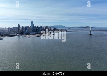 The Bay Bridge, Wednesday,Oct. 26, 2022, in San Francisco Stock Photo ...