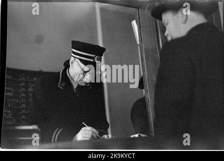 Portress at station Stock Photo - Alamy