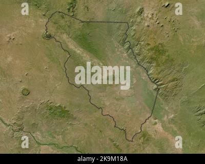 Chikwawa, district of Malawi. Low resolution satellite map. Locations ...