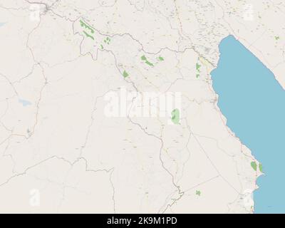 Chitipa, district of Malawi. Open Street Map. Corner auxiliary location maps Stock Photo - Alamy