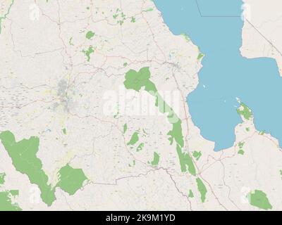 Dedza, district of Malawi. Open Street Map. Locations and names of ...