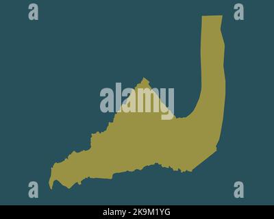 Dedza, district of Malawi. Solid color shape. Locations of major cities ...