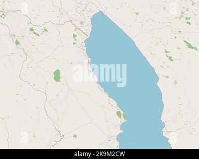 Karonga, district of Malawi. Open Street Map. Locations and names of ...