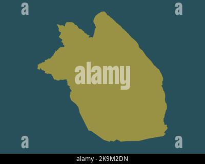 Karonga, district of Malawi. Solid color shape. Locations and names of ...