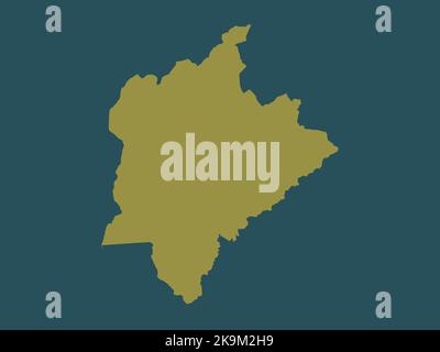 Kasungu, district of Malawi. Solid color shape. Locations and names of ...