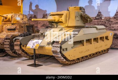 The Matilda Mk II is a British infantry tank used during World War II ...