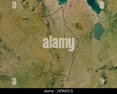 Ntcheu, district of Malawi. Low resolution satellite map. Locations of ...