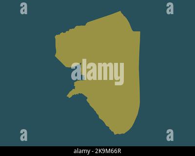Salima, district of Malawi. Solid color shape. Locations and names of ...