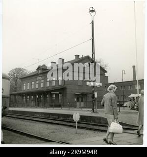 Traveling at Svedala station Stock Photo - Alamy