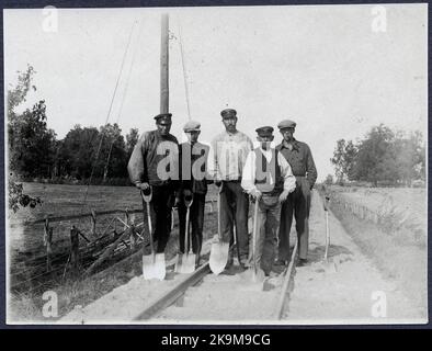 Track work at mommehole Stock Photo - Alamy