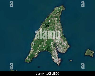 Labuan, federal territory of Malaysia. High resolution satellite map ...