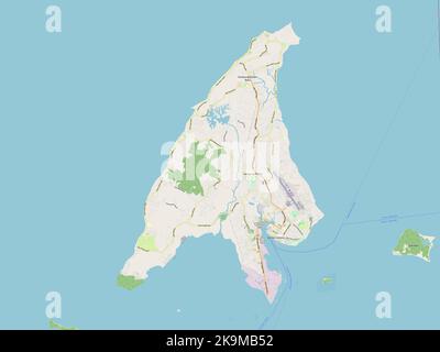 Labuan federal territory map of Malaysia in front of a white background ...