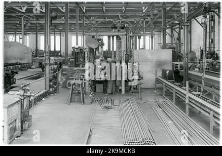 AB Gävle Vagnverkstad AGV. Department for sheet metal Stock Photo - Alamy