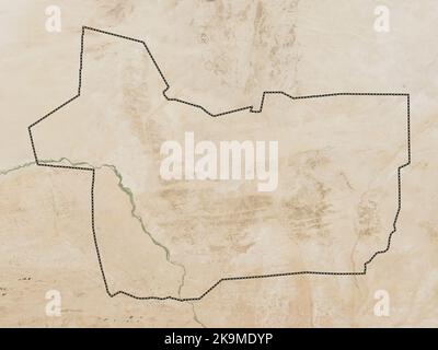 Gao, region of Mali. Low resolution satellite map. Corner auxiliary ...