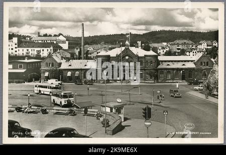 Borås Central Station seen from the street side Stock Photo - Alamy