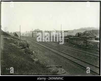 Stockholm Västerås Bergslagen, Svb Viaduct at Tomteboda. Line Tomteboda ...