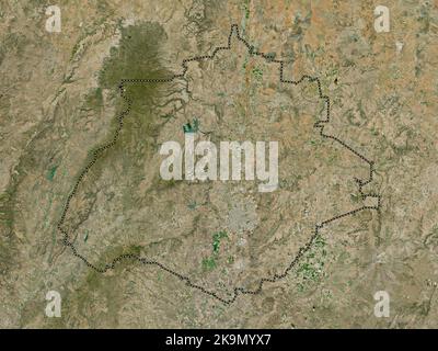 Aguascalientes, state of Mexico. High resolution satellite map ...