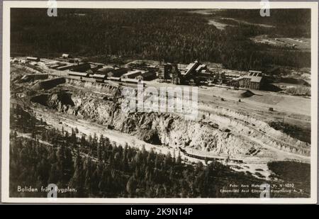 Aerial photo over Boliden Mining area Stock Photo - Alamy