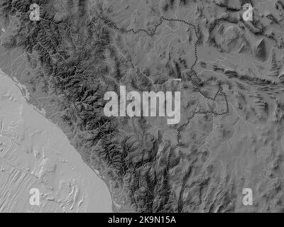Durango, state of Mexico. Elevation map colored in wiki style with ...
