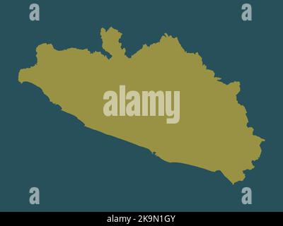 Guerrero, state of Mexico. Solid color shape. Locations of major cities ...